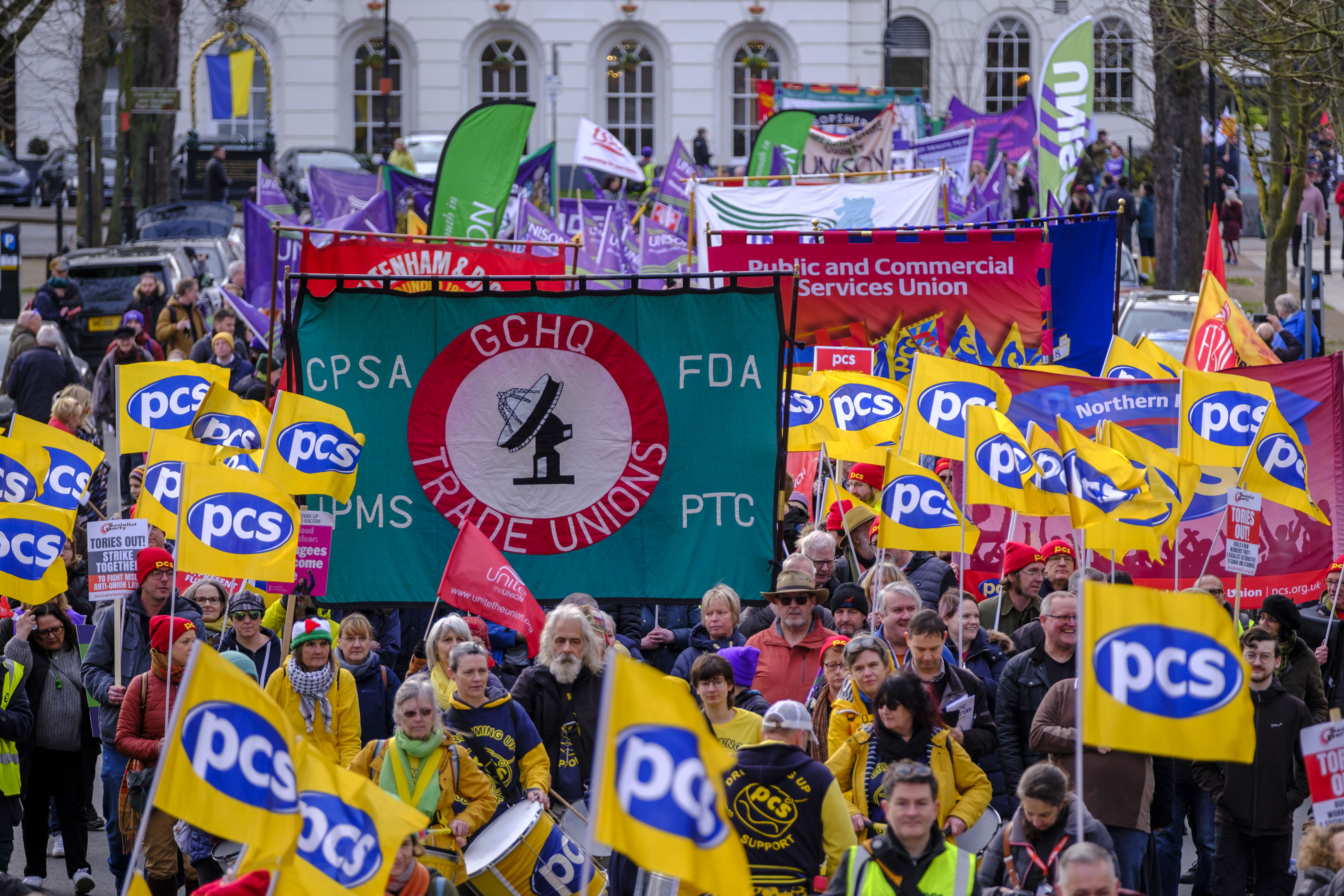 Protect the right to strike march and rally - photos | TUC