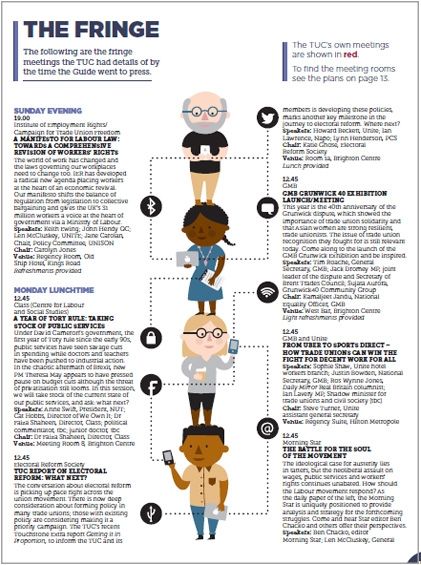 Fringe guide - Congress 2016 | TUC