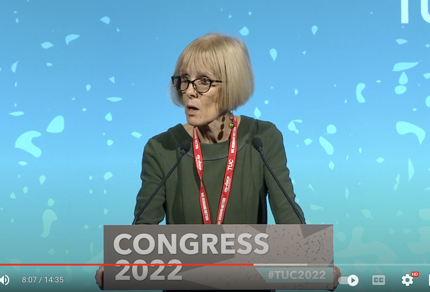 President's address to TUC Congress 2022 | TUC