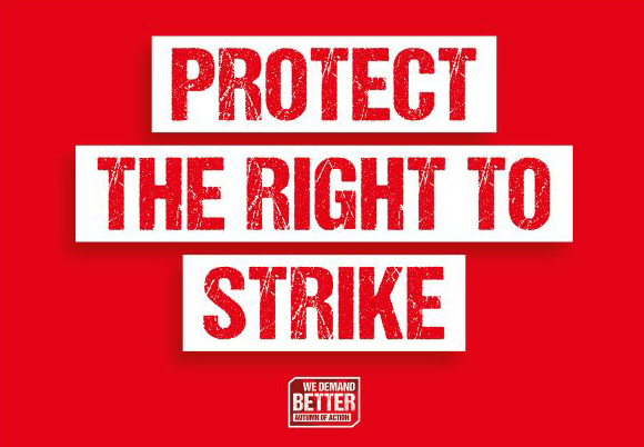 Organising call: protect the right to strike! | TUC