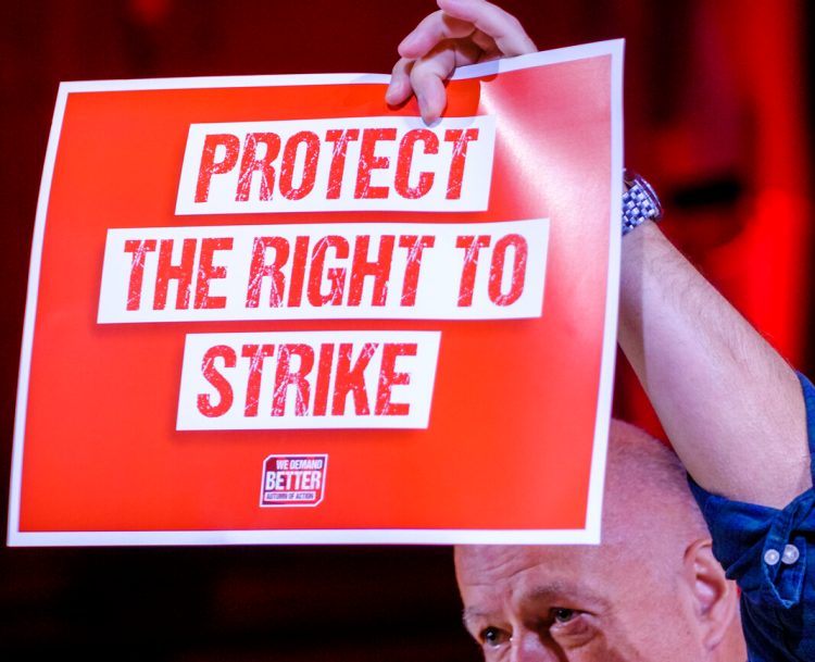 Our right to strike is under attack | TUC